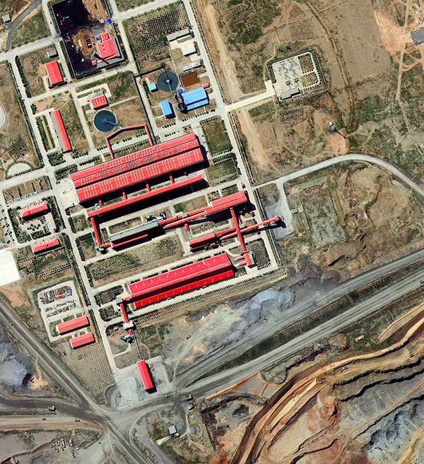 WorldView-3 satellite image Bayan Obo Mine | Satellite Imaging Corp