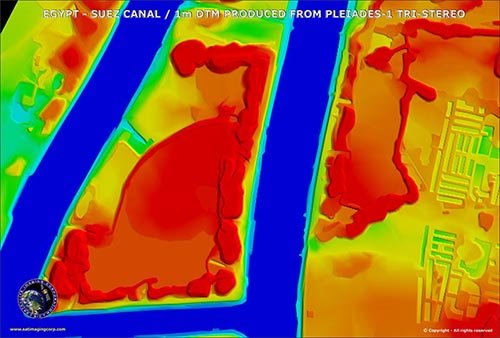 Digital Elevation Model, DEM | Satellite Imaging Corp