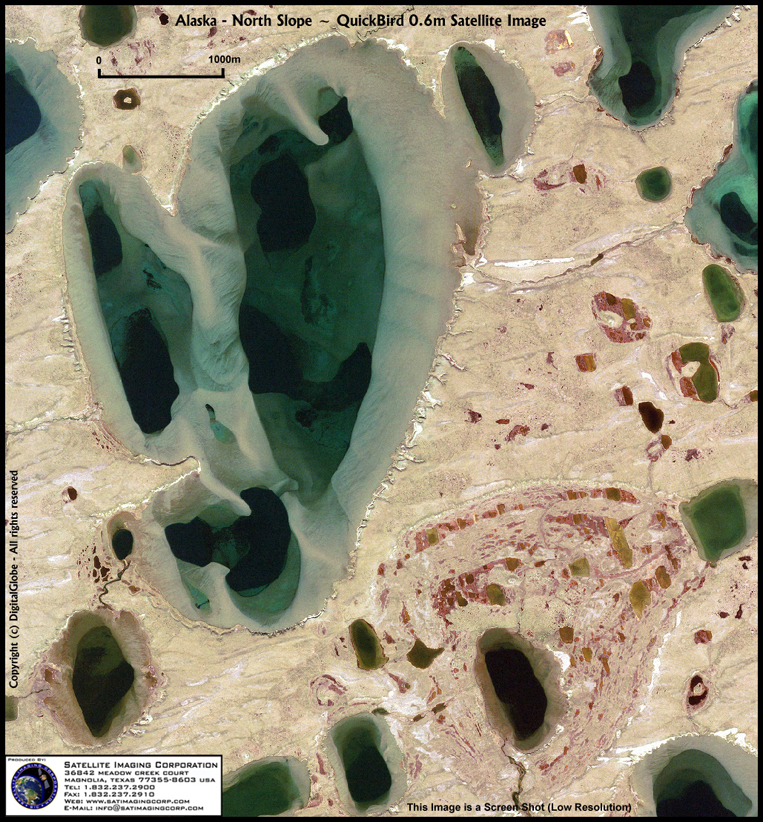 QuickBird Satellite Image of Alaska | Satellite Imaging Corp