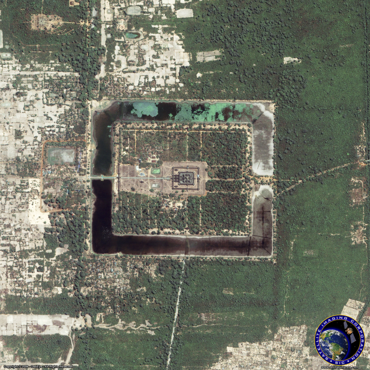 IKONOS Satellite Image of Angkor Wat | Satellite Imaging Corp