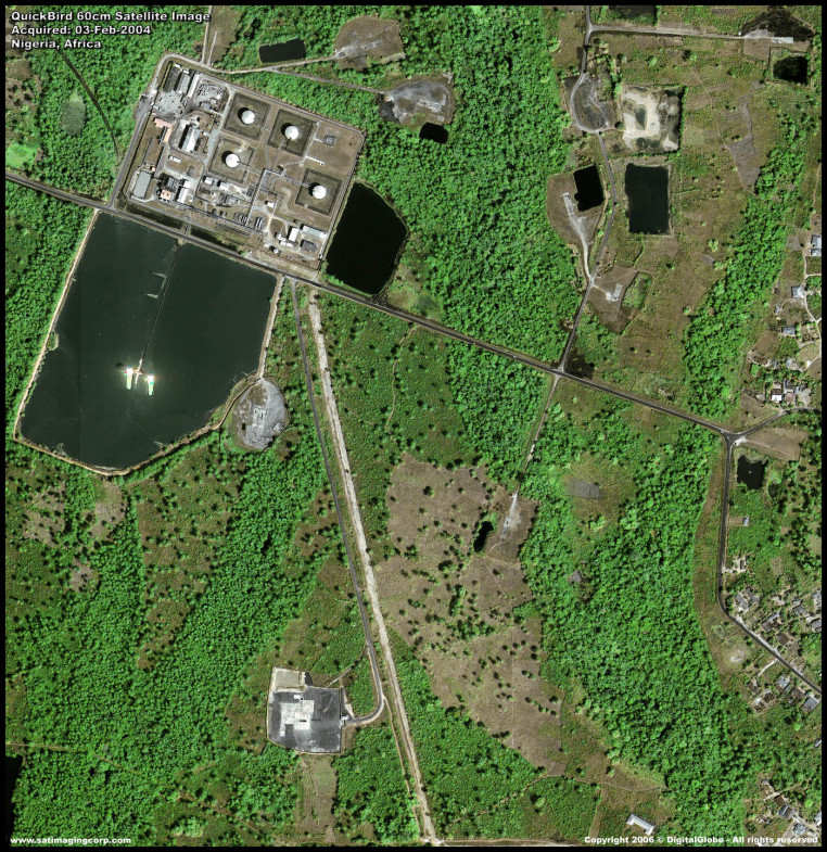 QuickBird Satellite Image Nigeria, Africa | Satellite Imaging Corp