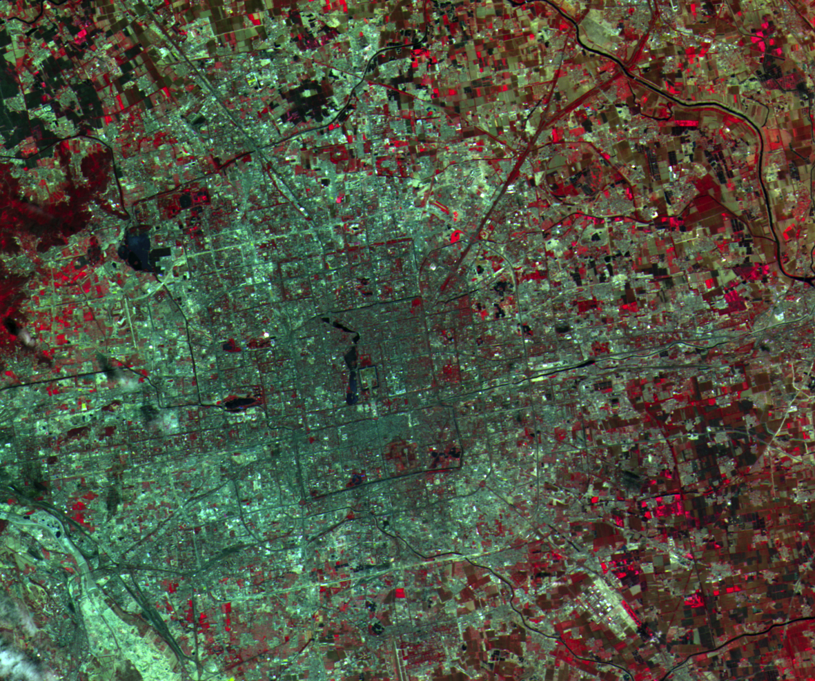 CBERS-2 Satellite Image of Beijing | Satellite Imaging Corp
