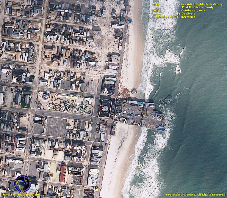 GeoEye-1 Satellite Image Hurricane Sandy | Satellite Imaging Corp