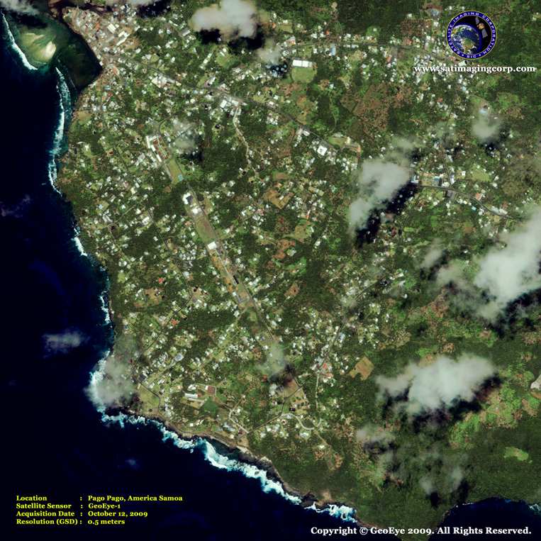 GeoEye-1 Satellite Image of American Samoa | Satellite Imaging Corp