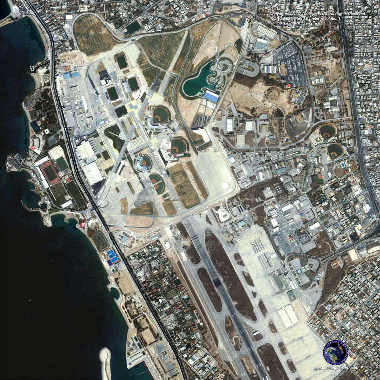 IKONOS Satellite Image of Helliniko, Greece | Satellite Imaging Corp