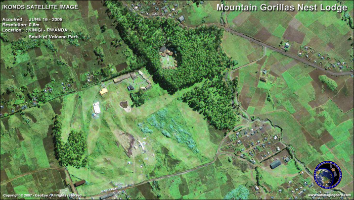 IKONOS Satellite Image of Kinigi, Rwanda | Satellite Imaging Corp