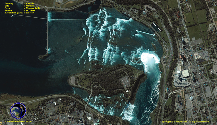 IKONOS Satellite Image of Niagara Falls | Satellite Imaging Corp