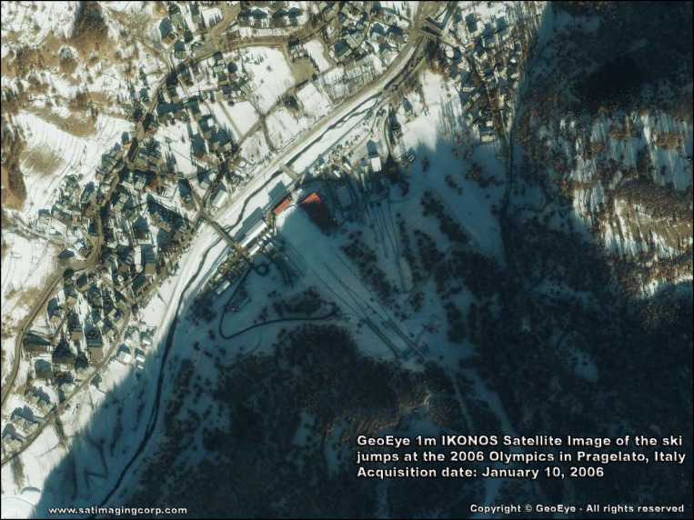 IKONOS Satellite Image Torino Olympics | Satellite Imaging Corp