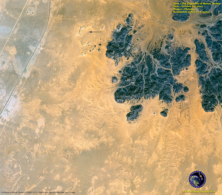 Pleiades-1B Satellite Image of Meroe, Sudan | Satellite Imaging Corp