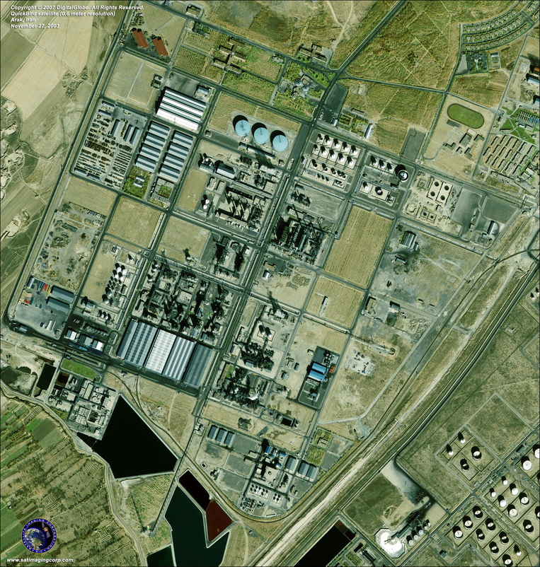 QuickBird Satellite Image of Arak, Iran | Satellite Imaging Corp