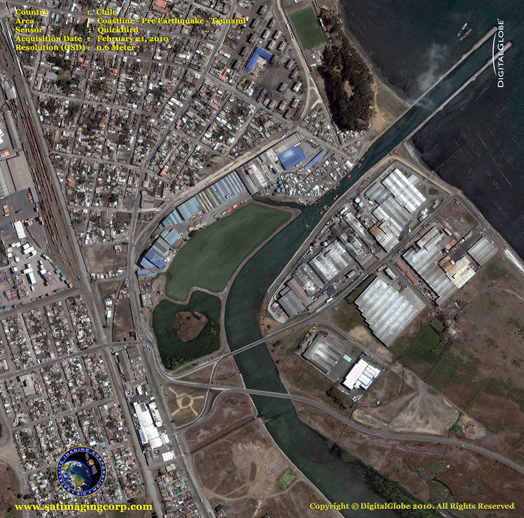 QuickBird Satellite Image of Chile | Satellite Imaging Corp