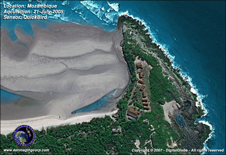 QuickBird Satellite Image of Mozambique, Africa | Satellite Imaging Corp