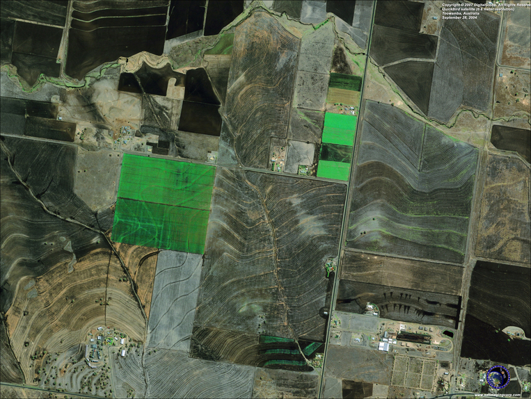 QuickBird Satellite Image of Toowamba, Australia | Satellite Imaging Corp