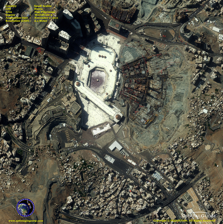 WorldView-2 Satellite Image Hajj Pilgrimage | Satellite Imaging Corp